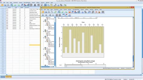 hierarchical clustering spss