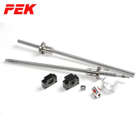 Ballscrew Ball Screw With Nut Set CNC Kit Ball Lead Screw Linear Bearings Linear Motion System