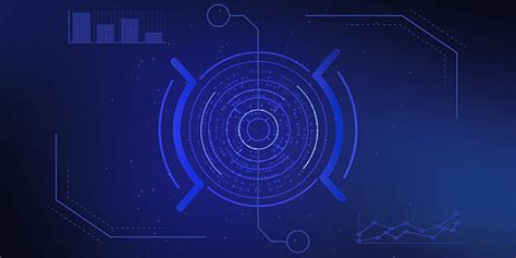 Blue Round Technology Dashboard Background Blue Round Technology