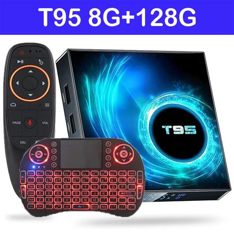 Оригинальная ТВ-приставка T95 на android, bluetooth 5,0, 2,4g и телефон ...