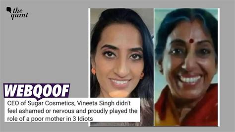 Fact Check Did Vineeta Singh Play A Role In The Film ‘3 Idiots No