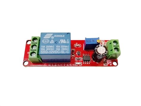 NE555 TIMER SWITCH ADJUSTABLE MODULE TIME DELAY 1 10SEC RELAY MODULE DC 12V DELAY RELAY SHIELD