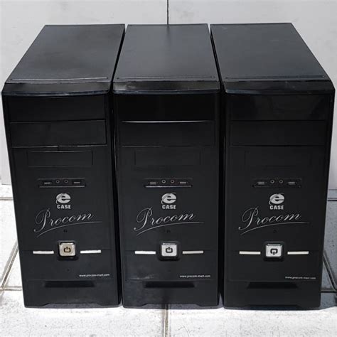 Jual Casing PC Case Kesing Komputer ATX Procom Plus PSU Power Supply Mulus Shopee Indonesia