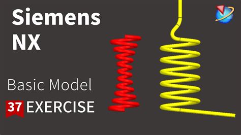 Siemens Nx Tutorial For Beginners Basic Model Helix Exercise 37 Youtube