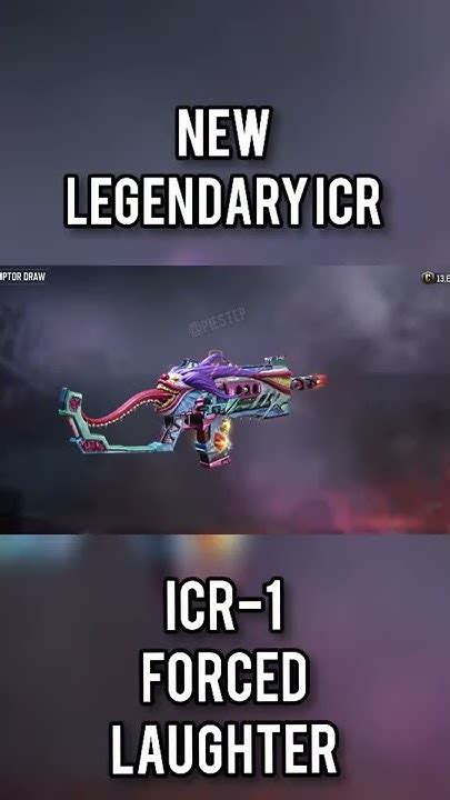 New Legendary Icr 1 Forced Laughter Social Disruptor Draw Cod Mobile