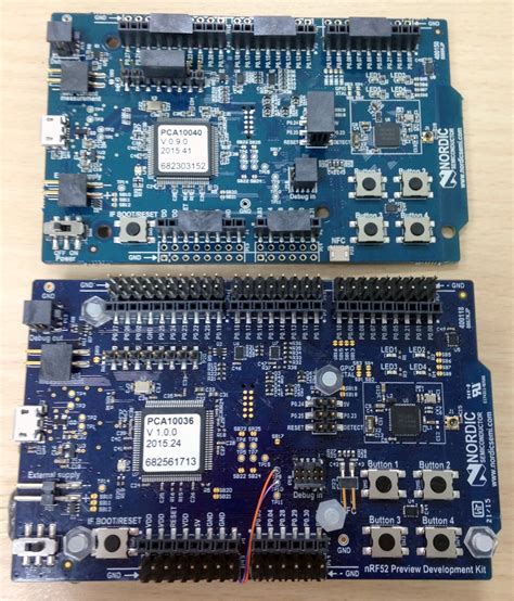 假濕汀的Blogger nRF52 Preview DK vs nRF52 DK