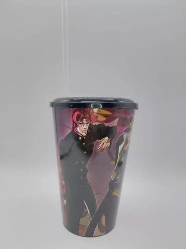 Vaso Con Tapa Y Sorbete Jojo S Bizarre Adventure Jotaro Kujo En Venta