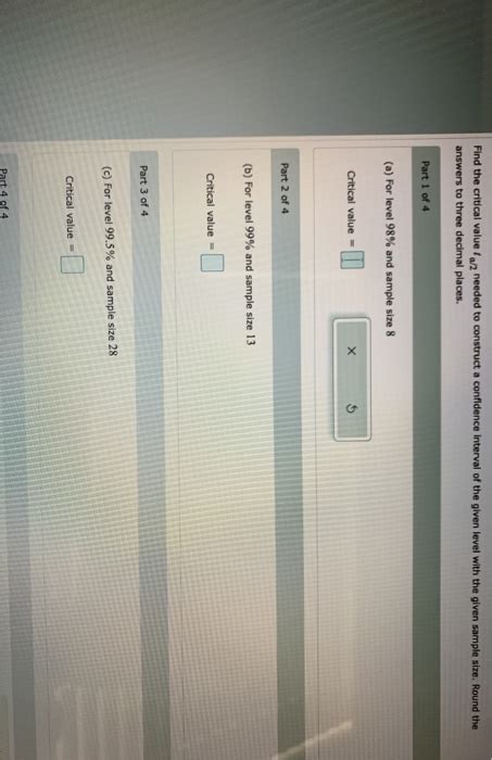Solved Find The Critical Value A Needed To Construct A Chegg