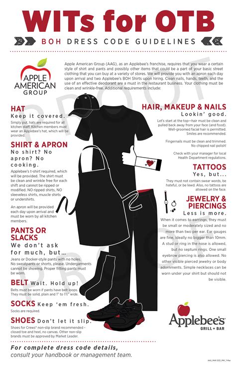Proof Aag 2022 Boh Dress Code Poster 11x17 Graphic Village