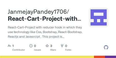 Github Janmejaypandey1706react Cart Project With Reducer Hook React