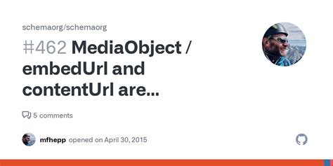 MediaObject EmbedUrl And ContentUrl Are Confusing Issue 462