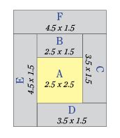 Mighty Distractible Log Cabin Block