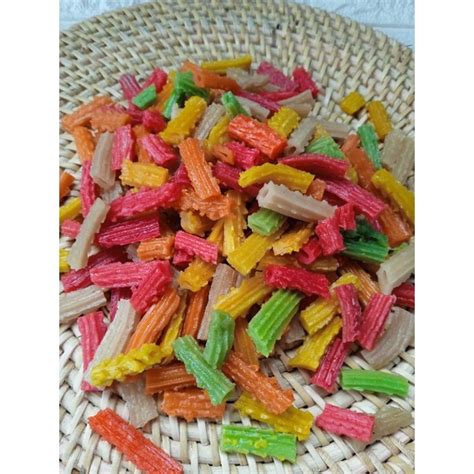 Jual 200g Kerupuk Mentah Kerupuk Seblak Kerupuk Warna Warni Aneka