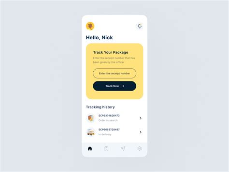 Parcel Tracking Application By Dmitry Lauretsky For Ronas It Uiux