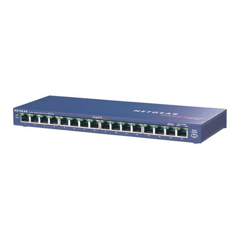 NETGEAR PROSAFE GS116 SWITCH INSTALLATION MANUAL ManualsLib