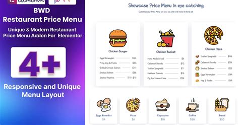 Restaurant Price Menu Addon For Elementor Vlatest Sharexcode Com