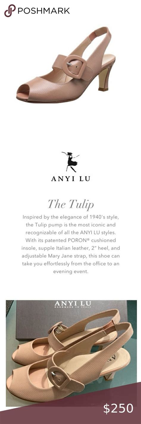 Anyi Lu ‘the Tulip Heels In ‘bisque Wave Patent Heels Clothes
