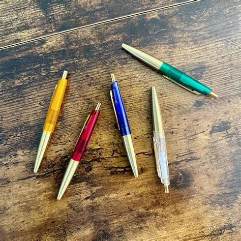 Anterique Mach Ball Mini Brass Edition Ballpoint Pen — The Gentleman