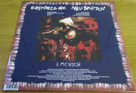 Einsturzende Neubauten 12 Mensch European Pressing Lp Vinyl Record