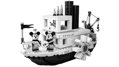 Lego Announces Mickey Mouse Steamboat Willie Set Notes From Neverland
