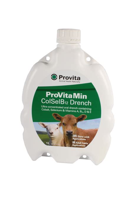 Provitamin Co Sel & B12 Drench 1L - Farm and Rural Supplies