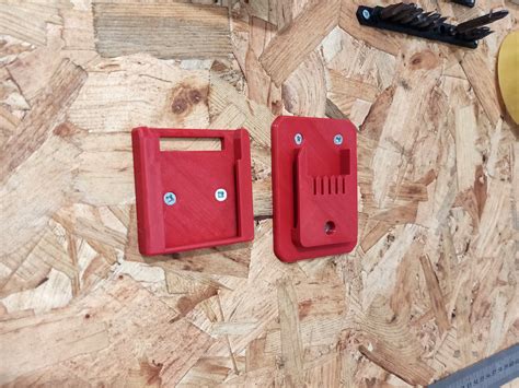 3D Printed Einhell Power X Change Battery Mount STL File Einhell Power