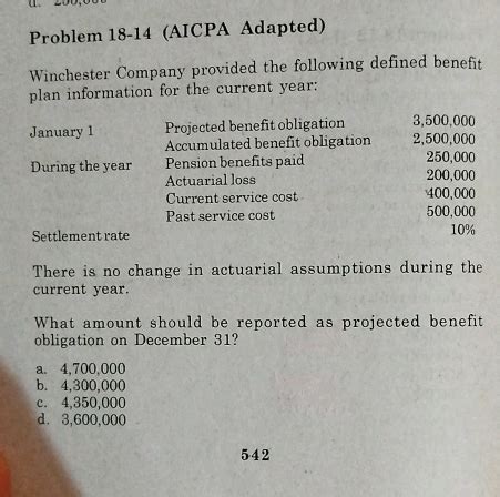 Problem 18 14 AICPA Adapted Winchester StudyX