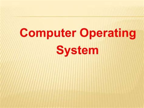 Smartphone And Its Features Ppt Operating Systems Computer Software And Applications