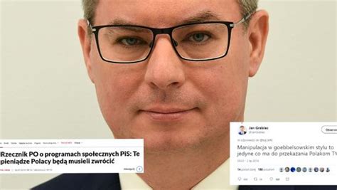 Jan Grabiec zarzucił TVP manipulację w goebbelsowskim stylu Od czego zaczęła się medialna