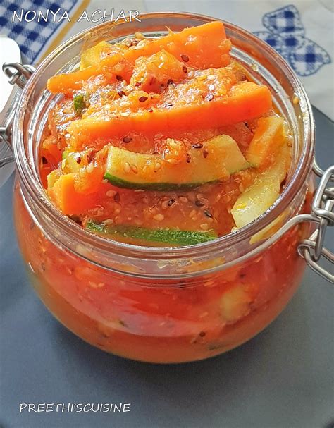 NONYA ACHAR SIMPLIFIED Preethi S Cuisine