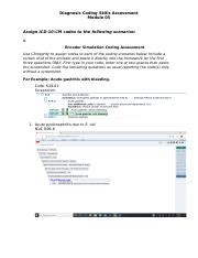 SJunker Module5EncoderSimCodingAssessment 031320 Docx Diagnosis