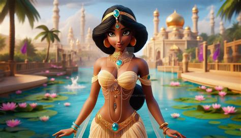 Sexy Princess Jasmine Outside The Palace 27 By Princessloverkhan On