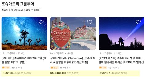 La 조슈아 트리 국립공원 투어 예약 팁 총정리 업체 별 비교표 할인쿠폰 등 네이버 블로그