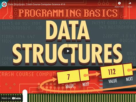 Crash Course Computer Science 14 Data Structures Instructional Video