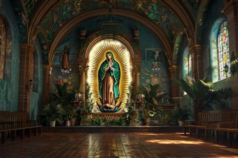 Premium Photo Virtual Veneration Artistic Compositions Combining Generative Ai