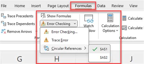 How To Find Circular References In Excel Fix And Remove