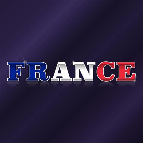 Símbolo Da Bandeira Da França Vetor Premium