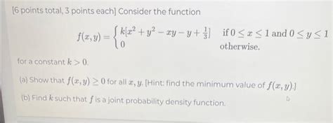 Solved 6 Points Total 3 Points Each Consider The Chegg