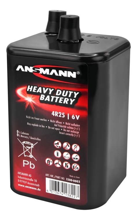 Батарейка 4R25 ANSMANN 6V купить в Алматы|🔦Lumen.kz
