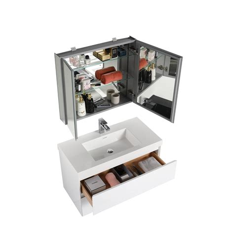 Blossom Assisi 36 Glossy White Single Sink Vanity Base Us Bath Store
