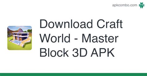 Craft World Master Block 3d Apk Android Game Free Download