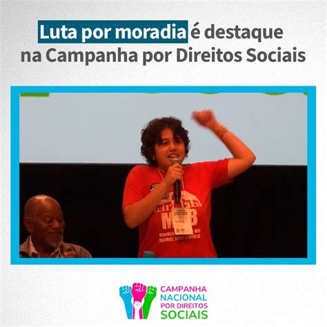 Luta Por Moradia é Destaque Na Campanha Por Direitos Sociais
