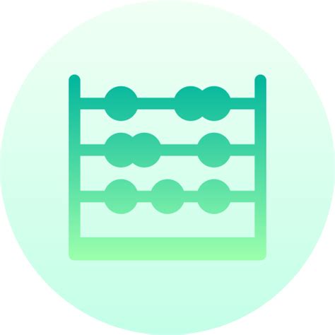 Abacus Basic Gradient Circular Icon