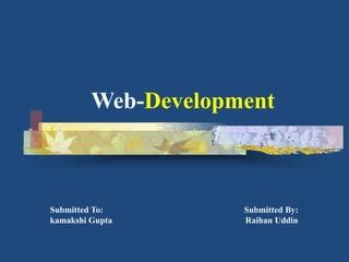 Web Development Ppt Pptx