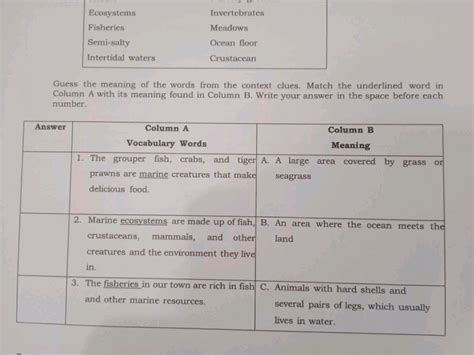 Ecosystems Invertebrates Fisheries Meadows StudyX