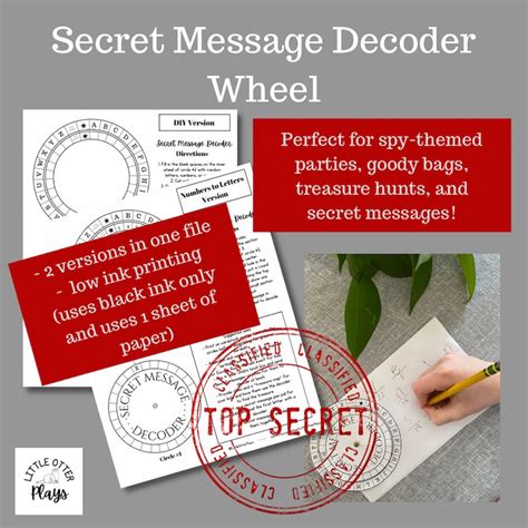 decoder ring etsy
