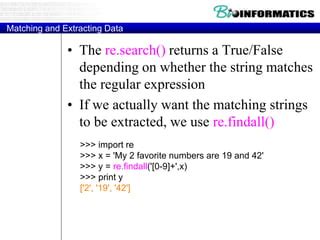 P3 2018 Python Regexes PPT