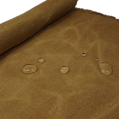 16oz Wax Cotton Fabric Canvas Waterproof Oilskin Waxed Material Jackets