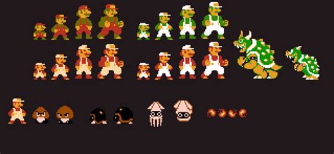 Smb1 And Smb3 Sprites Comparison Fandom