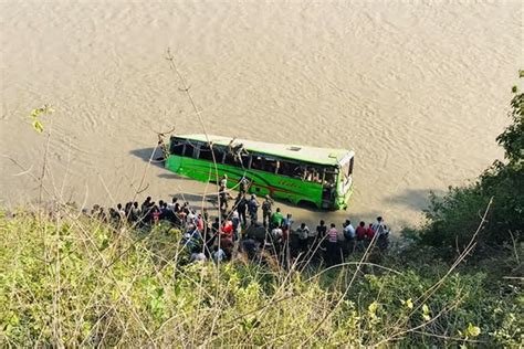 Nepal 5 Killed As Bus Plunges Into River